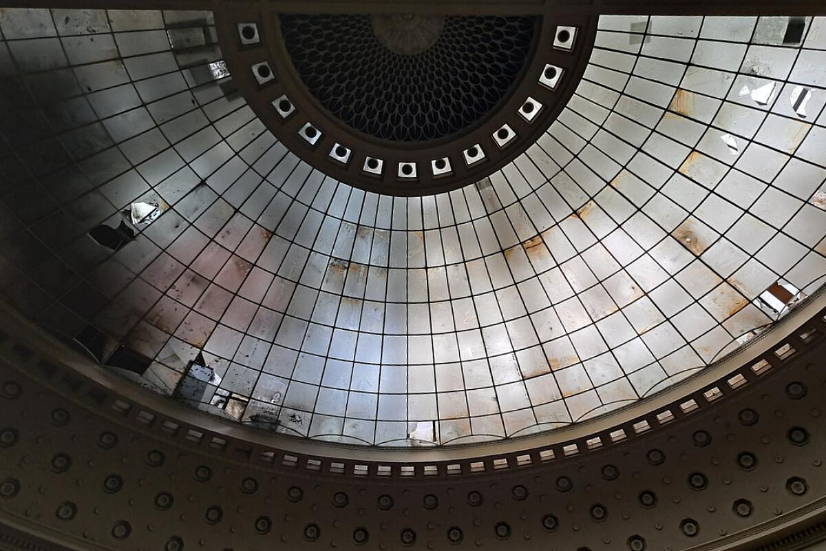 Glass dome to be restored in Kyiv's Building of Teachers
