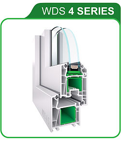 Профіль WDS. Купити пластикові вікна вдс. Металопластиковий профіль для ...