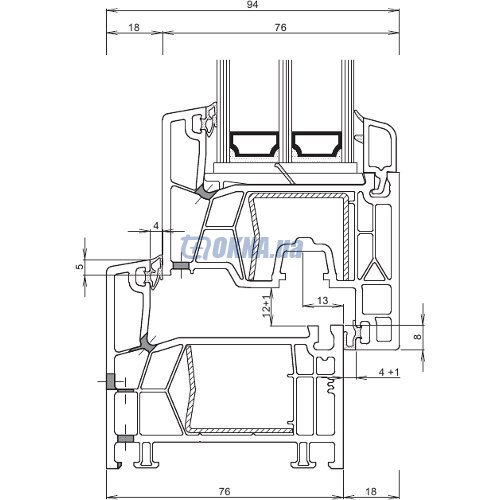 Koemmerling 76 AD Koemmerling - информация о системе профилей: Окна.ua