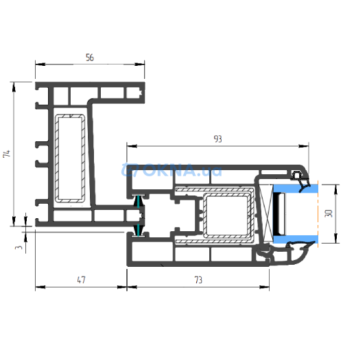 Framex FT 72 Framex для вікон — характеристики профільної системи: Окна.ua