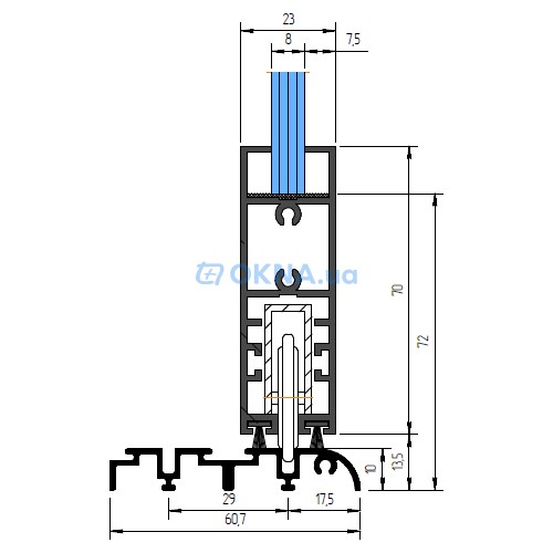 Framex F50 Framex для фасадов — характеристики профильной системы: Окна.ua